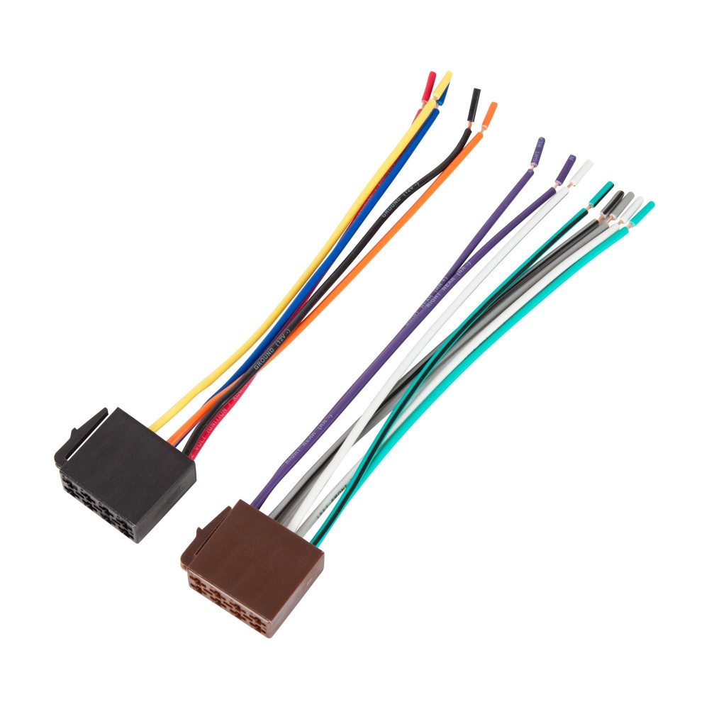 ISO-переходник на штатный разъем (универсальные, 1 пара) Kicx ISO-001 ...
