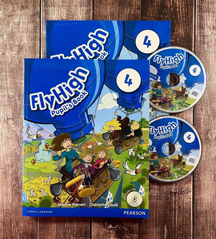 Fly High 4. Полный комплект. Pupils Book+Activite Book(учебник, рабочая ...