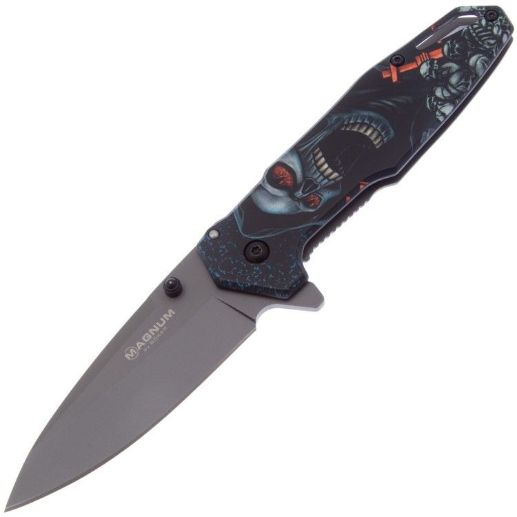 Складной нож Magnum by Boker Boker Magnum Screaming Skull, длина лезвия ...