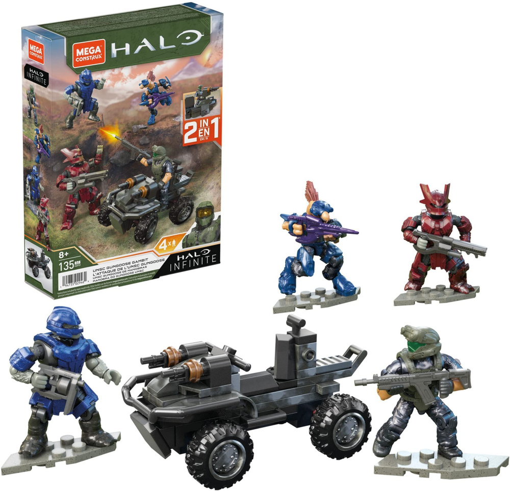 Mega Halo UNSC Gungoose Gambit Attack Vehicle Halo Infinity Building ...