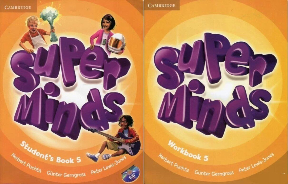 Super Minds 5 Students book + WorkBook + CD (first edition) | Herbert ...