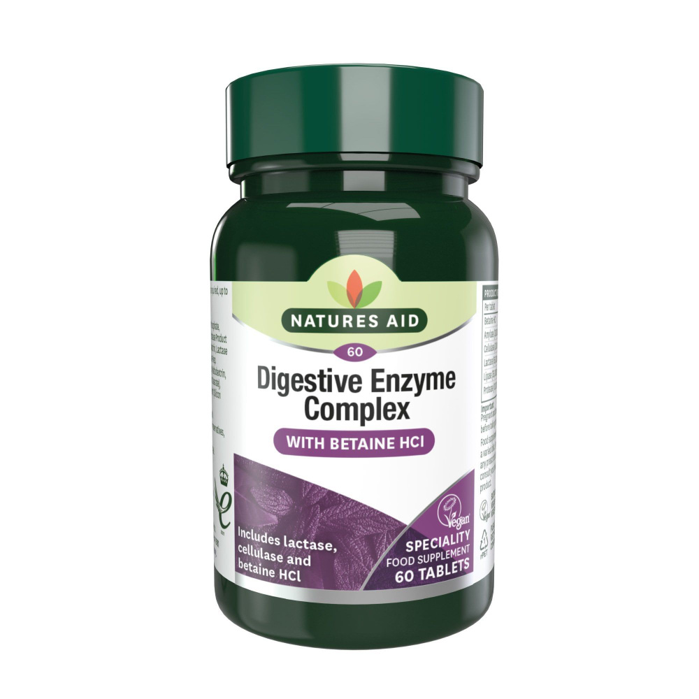 Комплекс ферментов для пищеворения Natures Aid Digestive Enzyme Complex ...