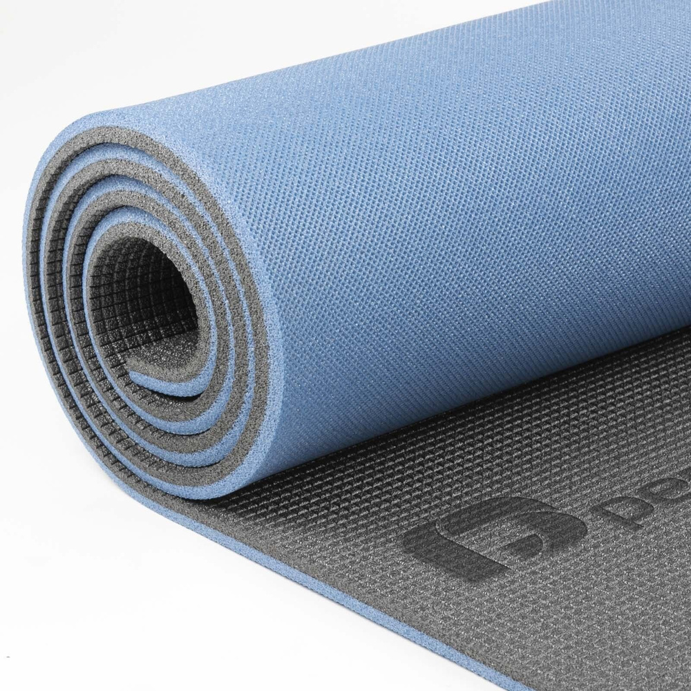 Коврик для фитнеса Isolon Sport 5, 183х61 см синий (для зарядки и ...