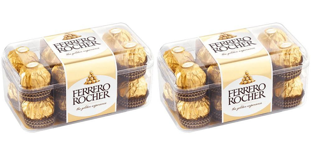 Ferrero Конфеты Ferrero Rocher, 200 г, 2 уп - купить с доставкой по ...