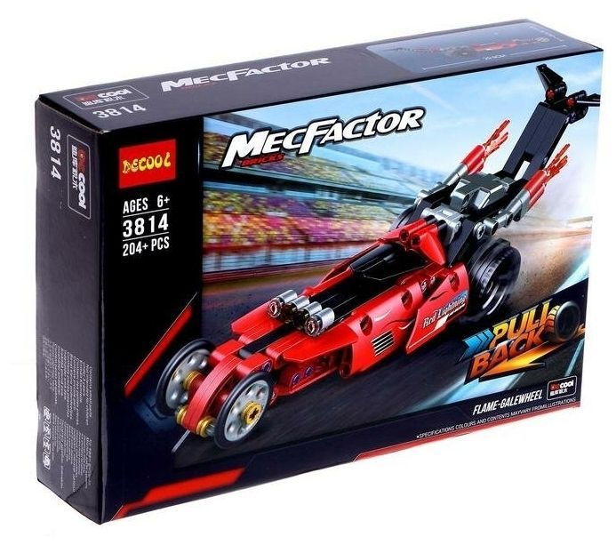 Конструктор Jisi bricks (Decool) MecFactor 3814 Болид - купить с ...