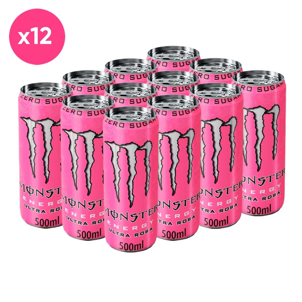 Энергетический напиток Monster Energy Ultra Rosa со вкусом розы и ...