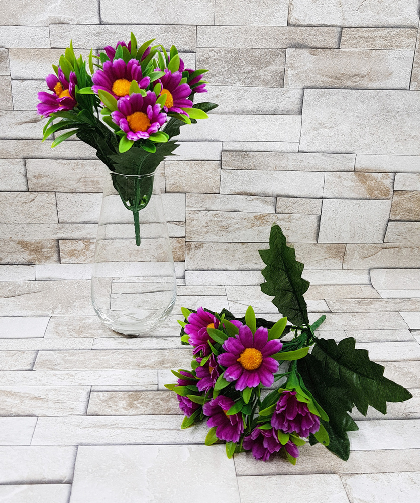 Купить Искусственные цветы букет ромашек/ Искусственные цветы для ...