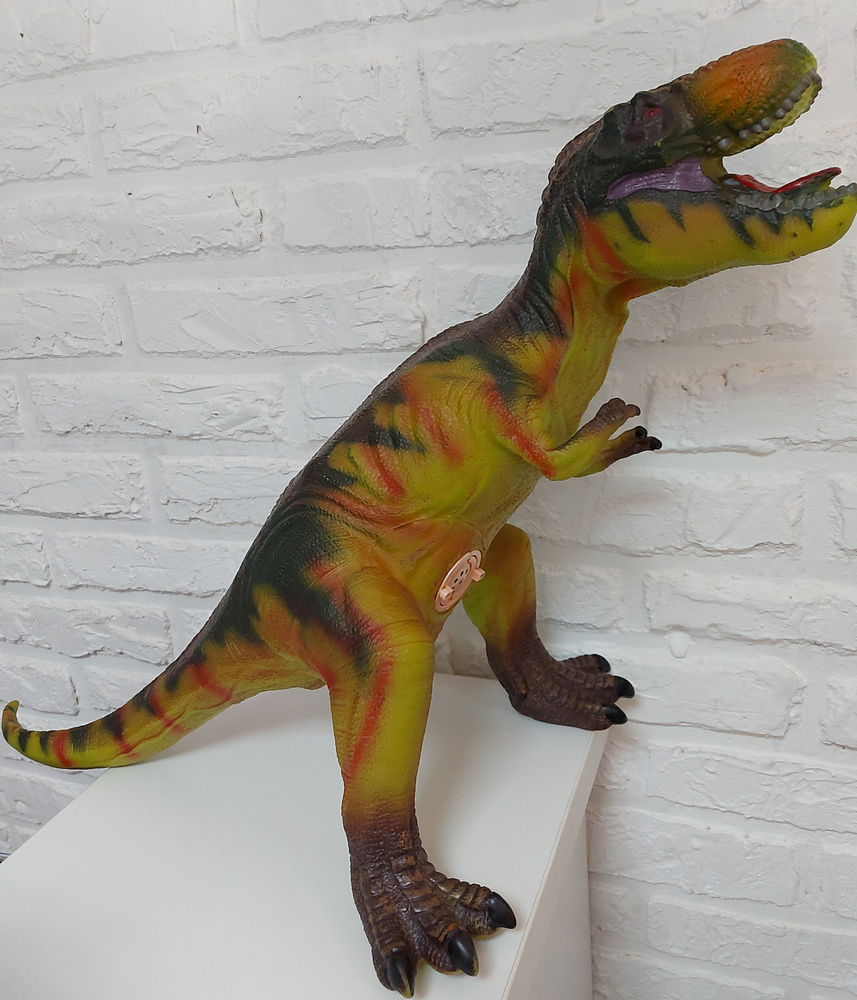 Большой резиновый Динозавр "Тираннозавр", 59 см. - купить с доставкой ...