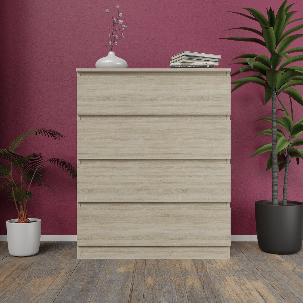 Комод NISON Комод malm, 80,4x45x100 см, 4 ящ. - купить по выгодной цене ...