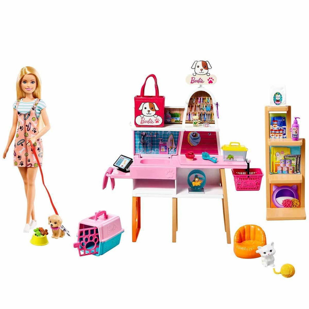 Игровой набор Barbie Pet Shop GRG90 - купить с доставкой по выгодным ...