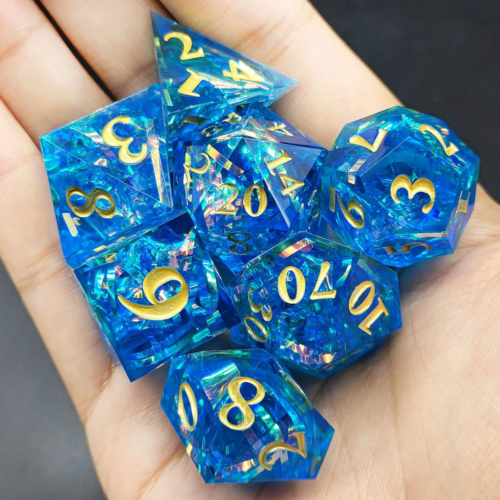 Набор кубиков из смолы DND Настольная игра Dungeons & Dragons COC ...