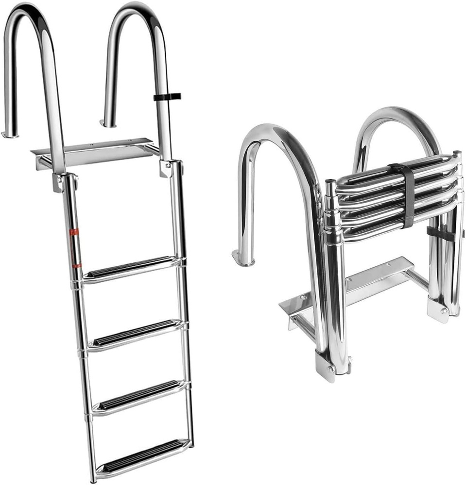 4-ступенчатая лестница для бассейна из нержавеющей стали с ...