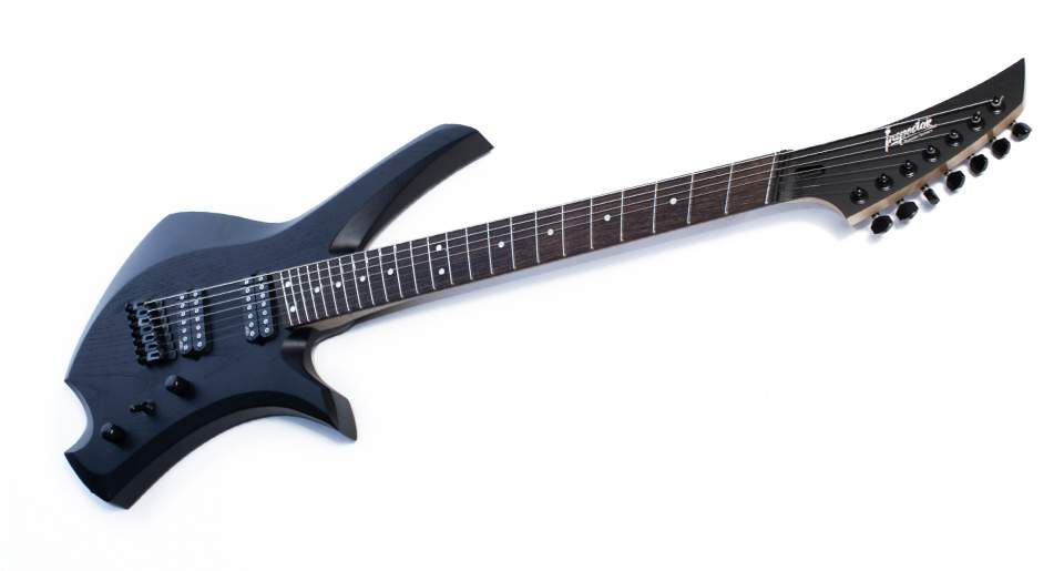 Электрогитара 7-струнная мультимензурная, черная, Inspector Katana-7 ...