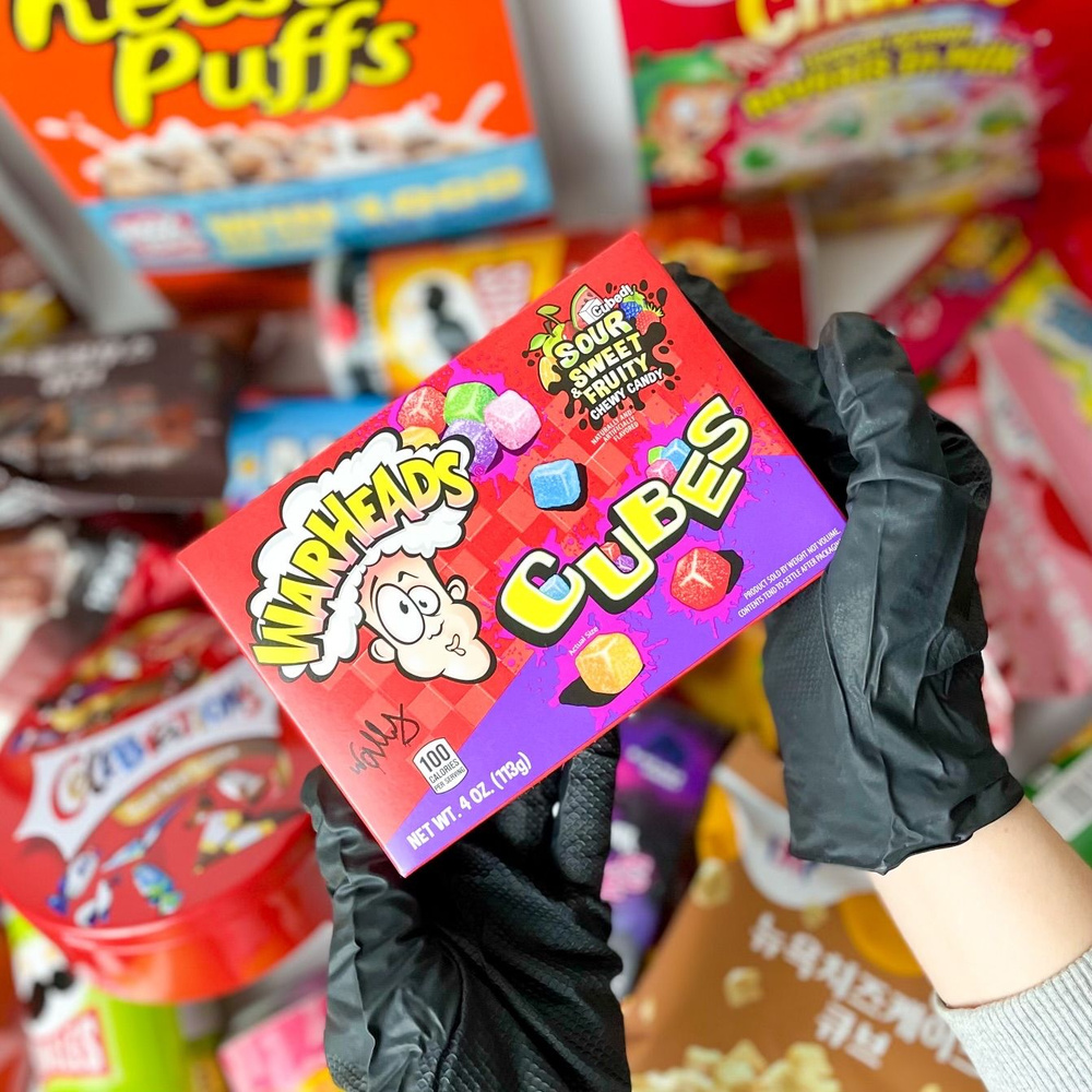 Конфеты Warheads Galactic Cubes/Chewy Cubes/Ooze Chews - купить с ...