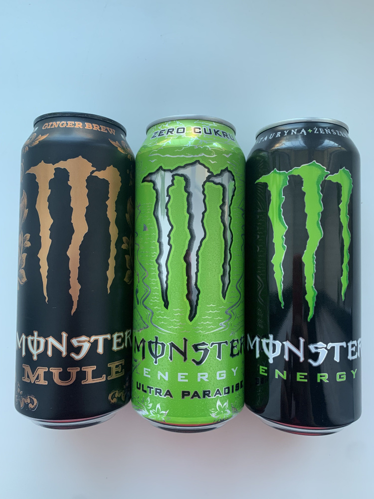Энергетический напиток Monster Ultra Paradise / Monster Classic / Mule ...