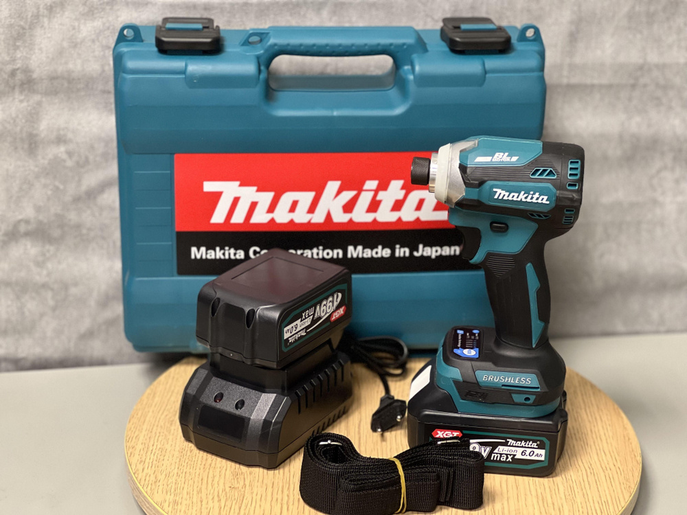 Аккумуляторный бесщеточный ударный винтоверт makita DTD171 18В 300Нм ...