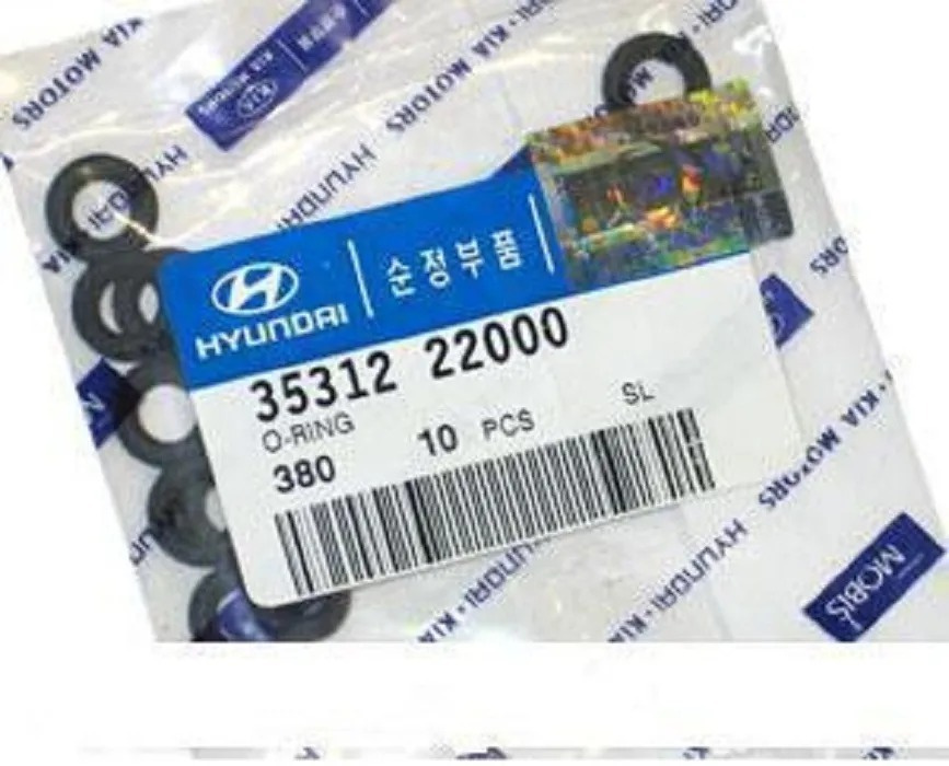 Комплект 8 штук . КОЛЬЦО УПЛОТНИТЕЛЬНОЕ ТОПЛИВНОЙ ФОРСУНКИ Hyundai/Kia ...