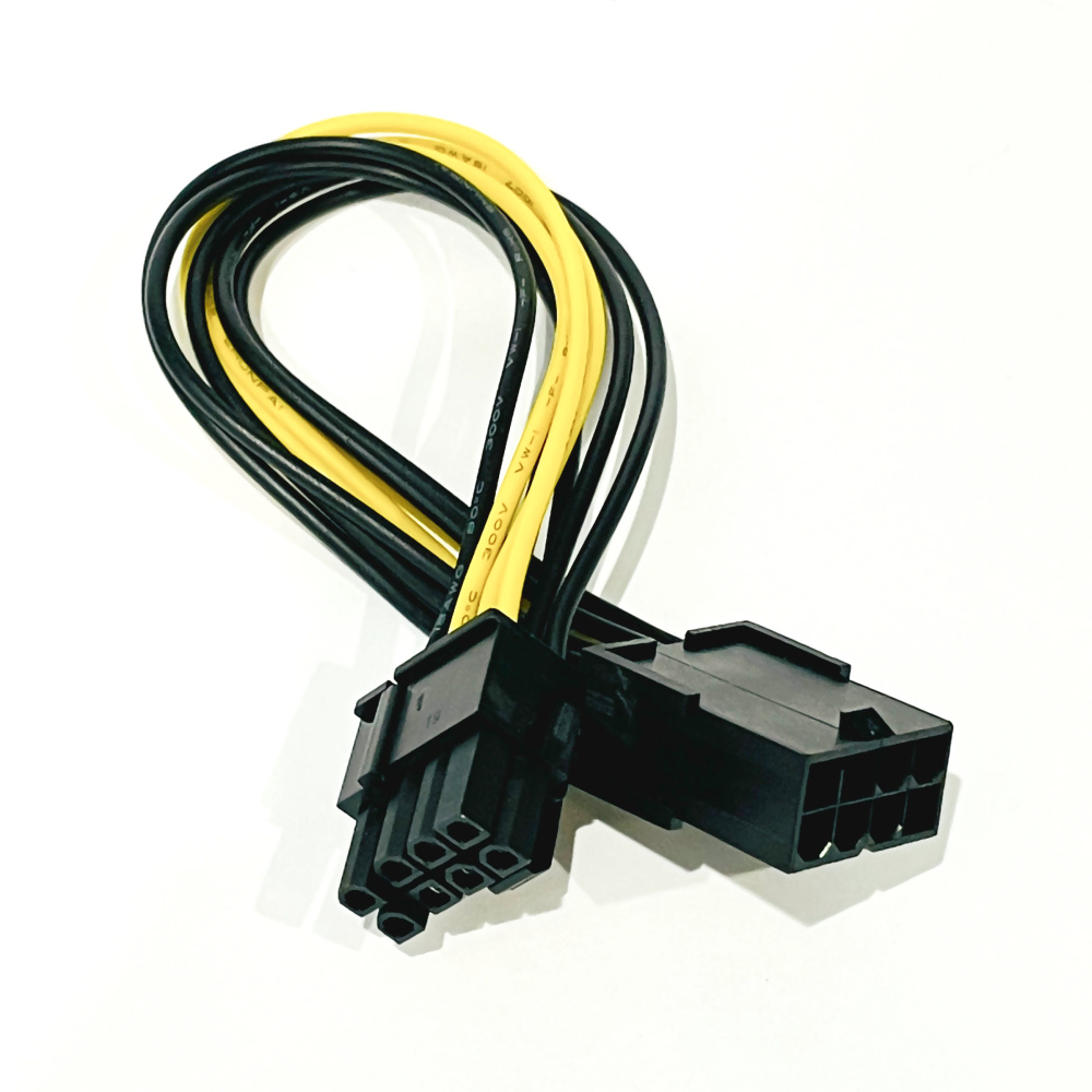 Удлинитель Pci E 8 Pin 20см для майнинга для видеокарты 8