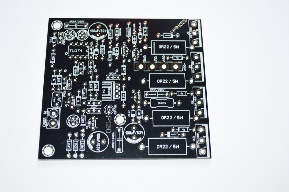 Печатная плата для сборки Усилитель F120 120W PCB amplifier amp 1 шт ...