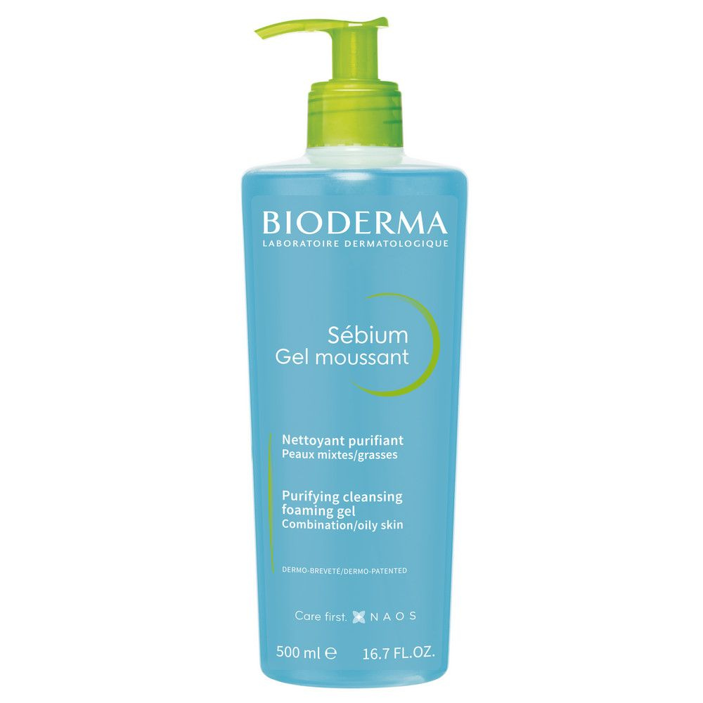 BIODERMA/БИОДЕРМА СЕБИУМ Очищающий гель (помпа) 500 мл - купить с ...