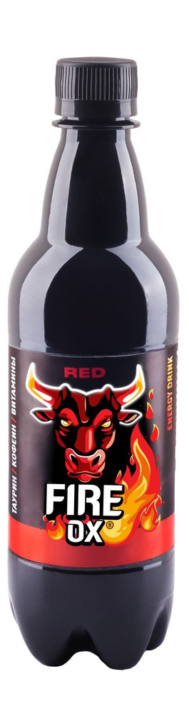 Энергетический напиток Fire OX 0.5л RED - купить с доставкой по ...