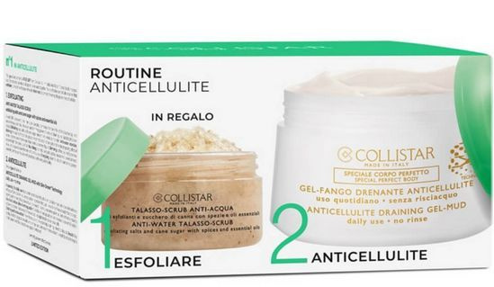 collistar - body anti-cellulite routine + anti-age talasso-scrub ...