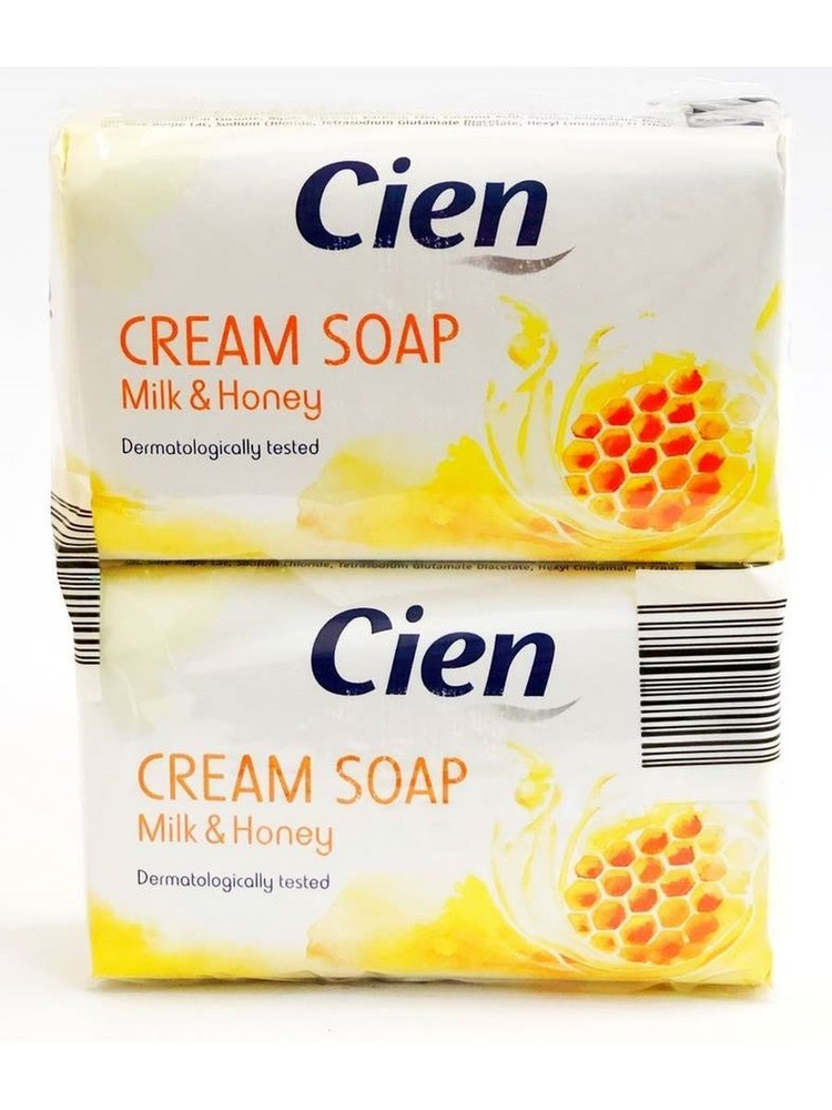 Cien Мыло с молоком и медом Milk&Honey, 2 шт по 150 гр - купить с доставкой по выгодным ценам в ...