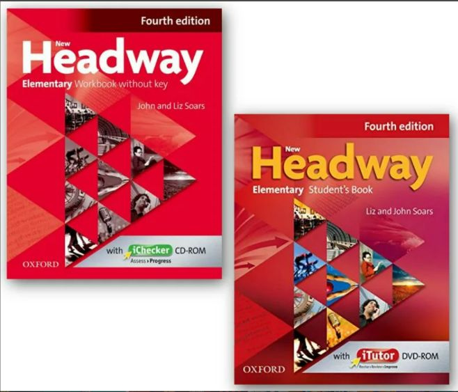 New Headway Elementary Fourth Edition , Student's Book + Workbook + CD ...