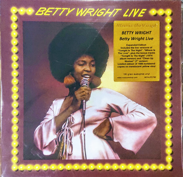 Betty Wright - Betty Wright Live (LP прозрачная жёлтая '2020) - купить с доставкой по выгодным ...