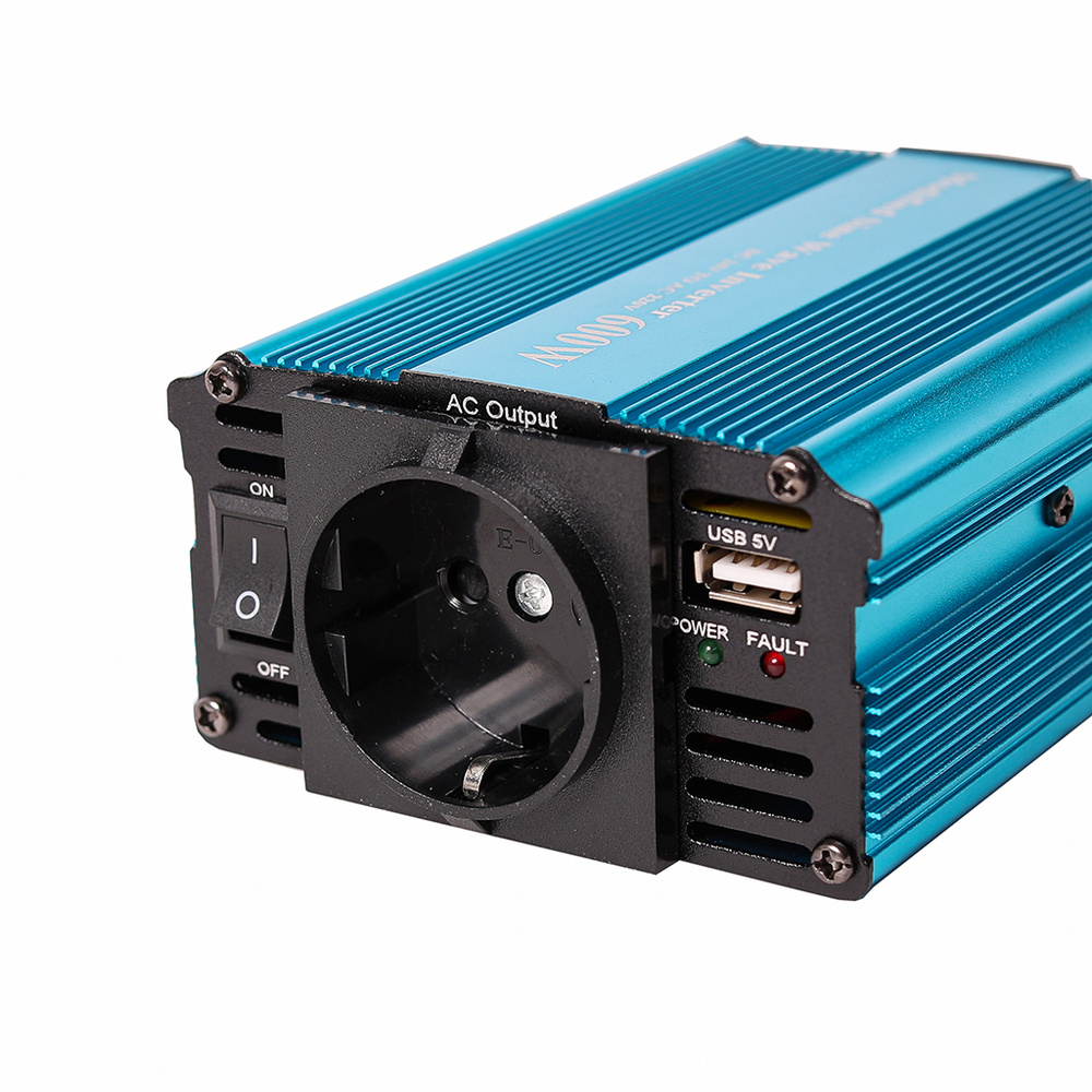 Инвертор с 24 v на 220 v 600 w купить по выгодной цене в интернет ...