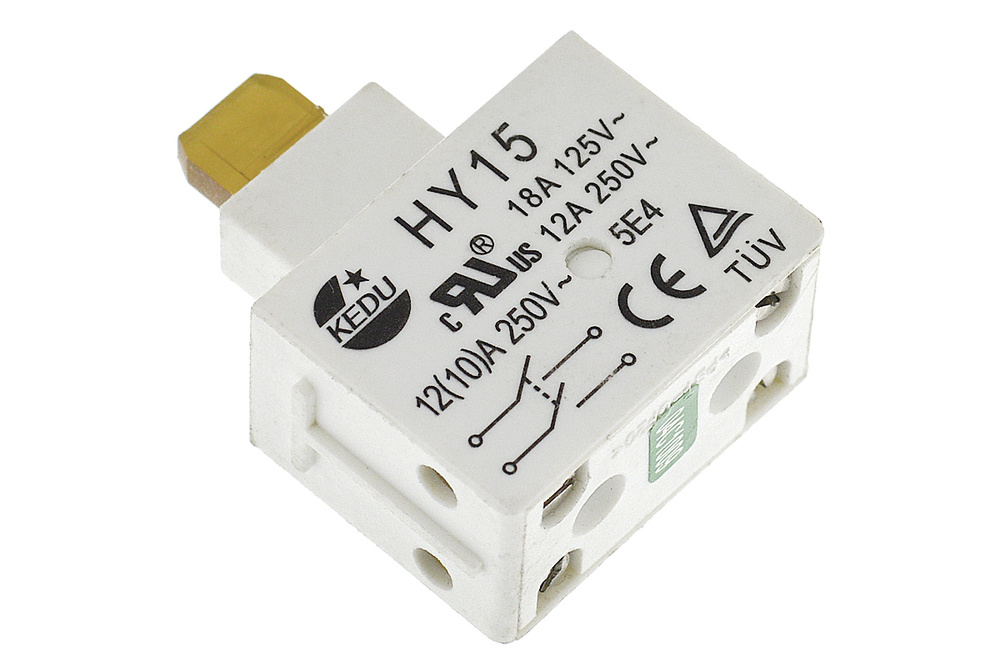 Выключатель KEDU HY15 12(10)A 250В-5E4 для фрезера ИНТЕРСКОЛ ФМ-32 ...