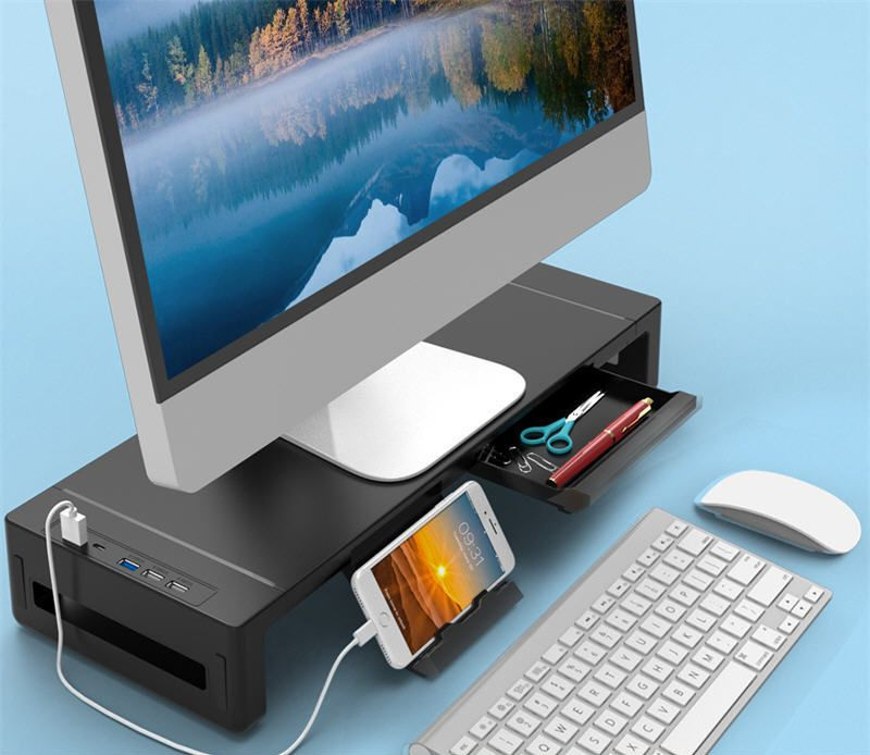 Многофункциональная подставка для компьютерного монитора RGB с портом ...