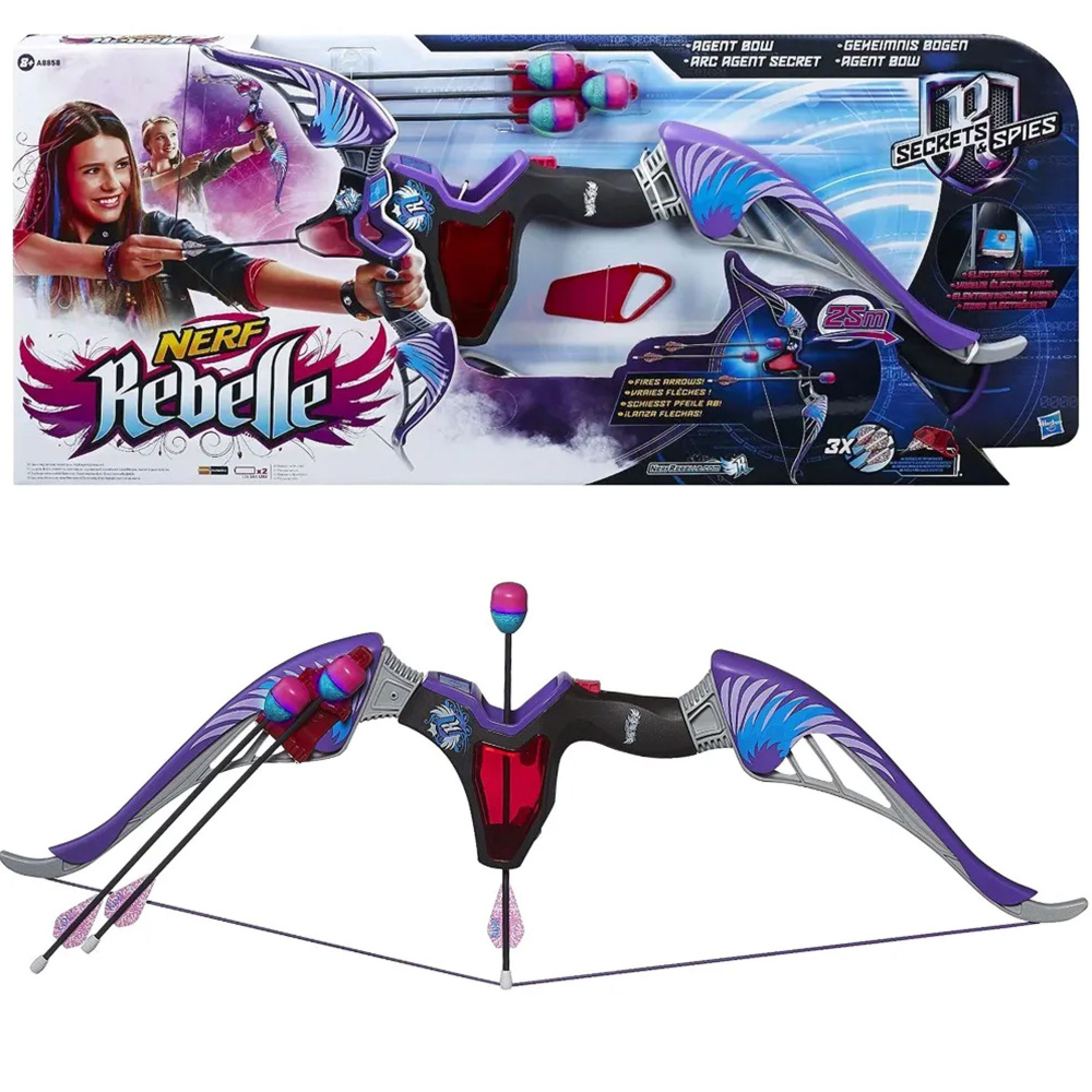 Лук из серии Секреты и шпионы Нерф Ребель Hasbro - купить с доставкой ...