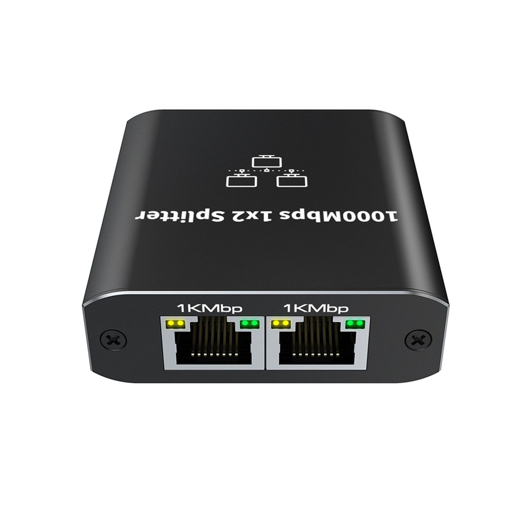 Разветвитель Ethernet 1 2 высокая скорость 1000 Мбитс для кабеля