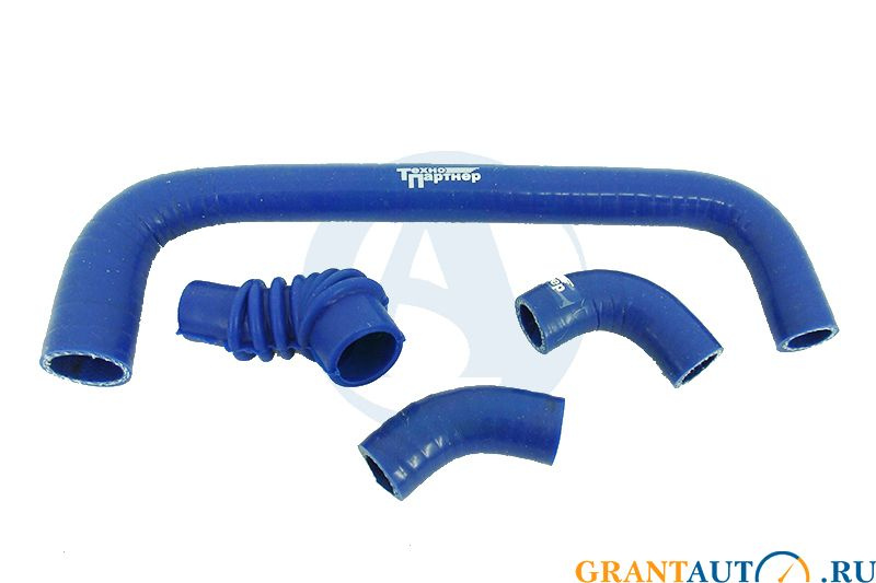 Патрубок ЗМЗ-406 регулятора холост.хода 4шт к-т синий MEGAPOWER 4062 ...