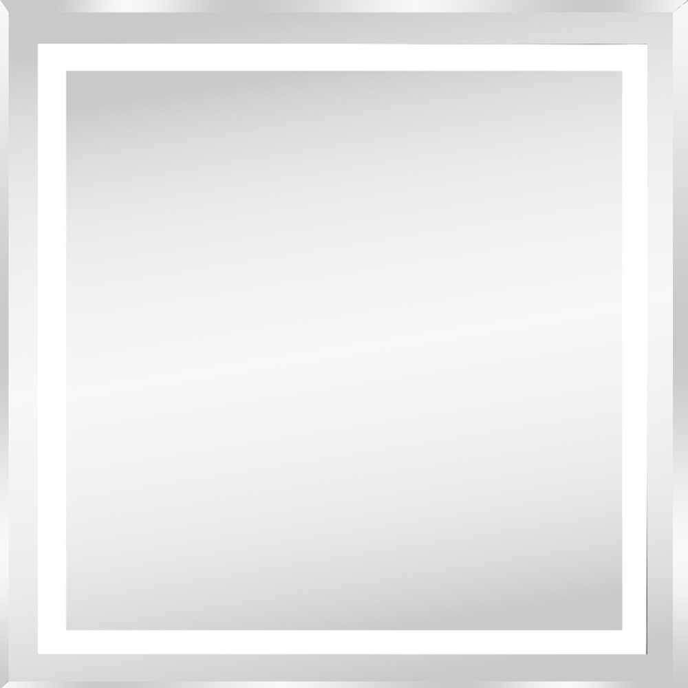 Зеркало для ванной "Зеркало Пронто Люкс с подсветкой 60х60 см", 60 см ...