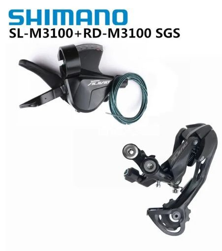 Манетка Shimano Alivio 1X9 скоростей M3100 + задний переключатель M3100 ...