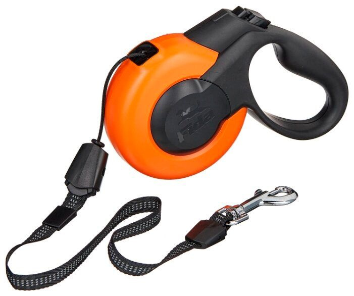 Рулетка Fida Mars для собак средних пород (до 25 кг), трос, оранжево ...