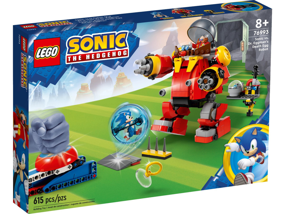 Лего Sonic the Hedgehog серия, LEGO Конструктор, лего 76993 Соник ...