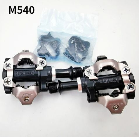 Контактные педали spd Shimano pd-m540 domestic production черные ...