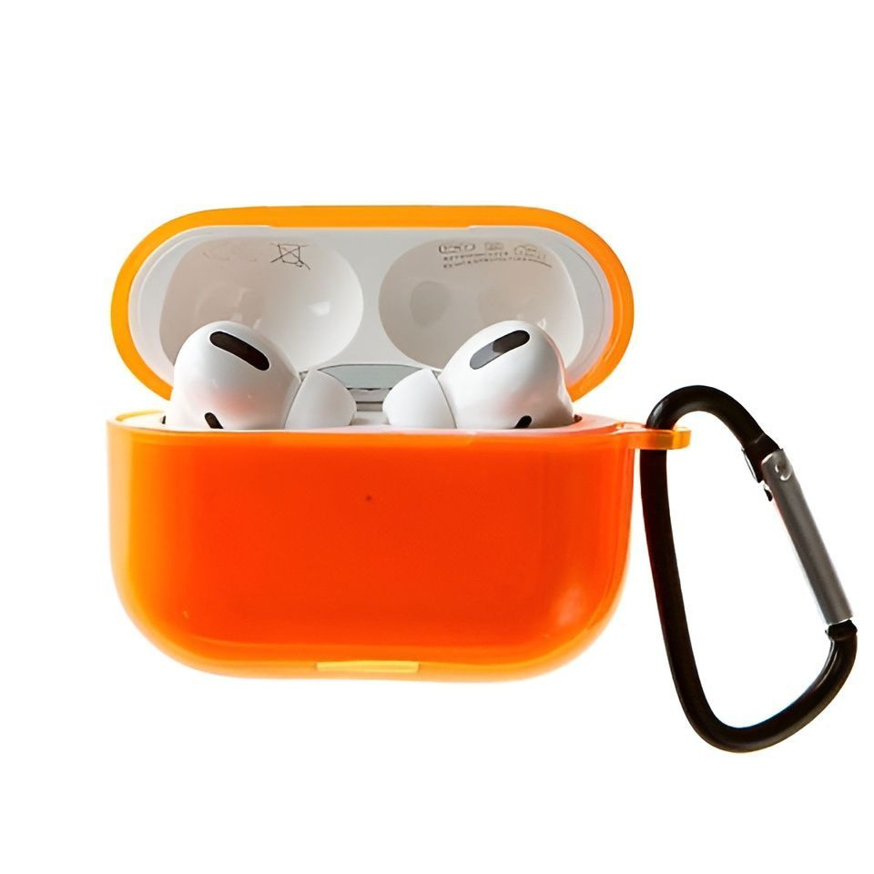 Прозрачный силиконовый чехол на Apple AirPods PRO 2 (Аирподс про 2) с ...