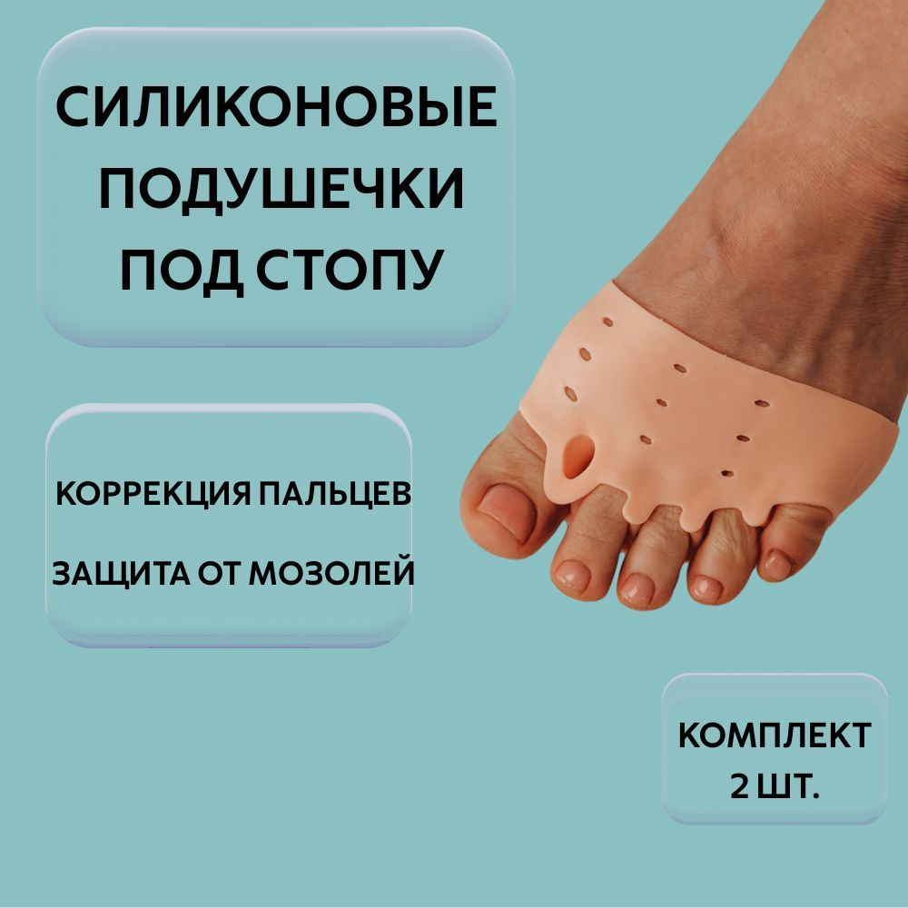 Разделитель большого пальца ноги с межпальцевыми перегородками и ...