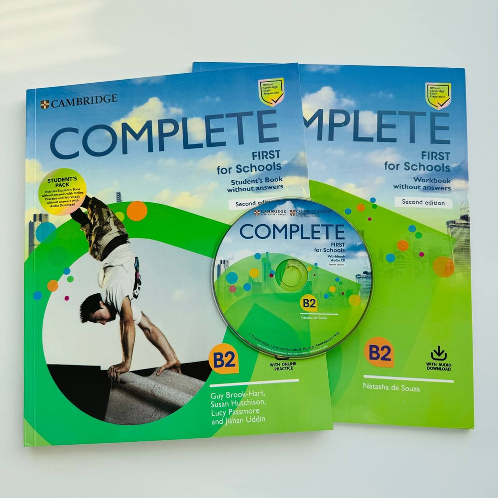 Complete First for Schools B2 (Second Edition), ПОЛНЫЙ КОМПЛЕКТ: Student's Book + Workbook ...