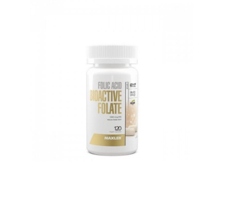 Спортивные витамины Folic Acid Bioactive Folate 5-MTHF 1000 мкг. 120 ...
