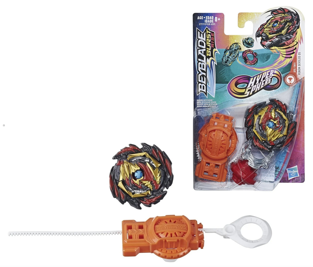 Волчок Бей Блэйд ВЕНОМ ДИАБОЛОС D5 с пусковым устройством Beyblade ...