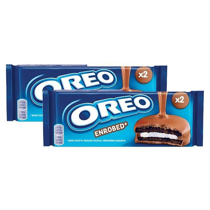 Печенье OREO Enrobed в молочном шоколаде (Польша), 41 г (2 шт) - купить ...