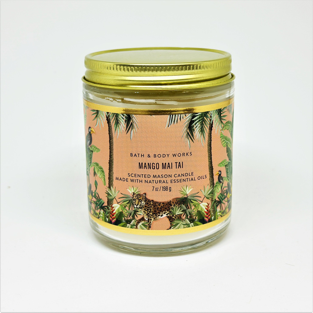Свеча ароматическая Bath and Body Works "Свежий нектар манго ...