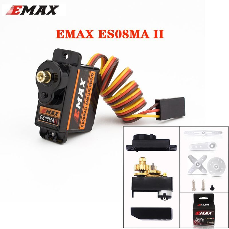 Emax ES08MA II 12G Высокочувствительный мини - субмикронный сервопривод ...