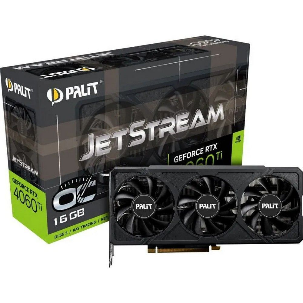 Видеокарта Palit GeForce RTX 4060 Ti, 16 ГБ GDDR6 - купить по низким ...