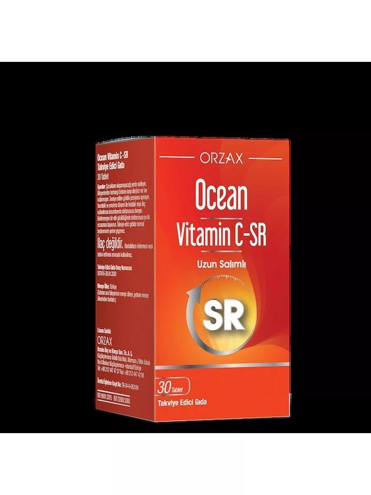 ORZAX Ocean Vitamin C-SR Орзакс C SR Витамин C 30 таблеток - купить с ...